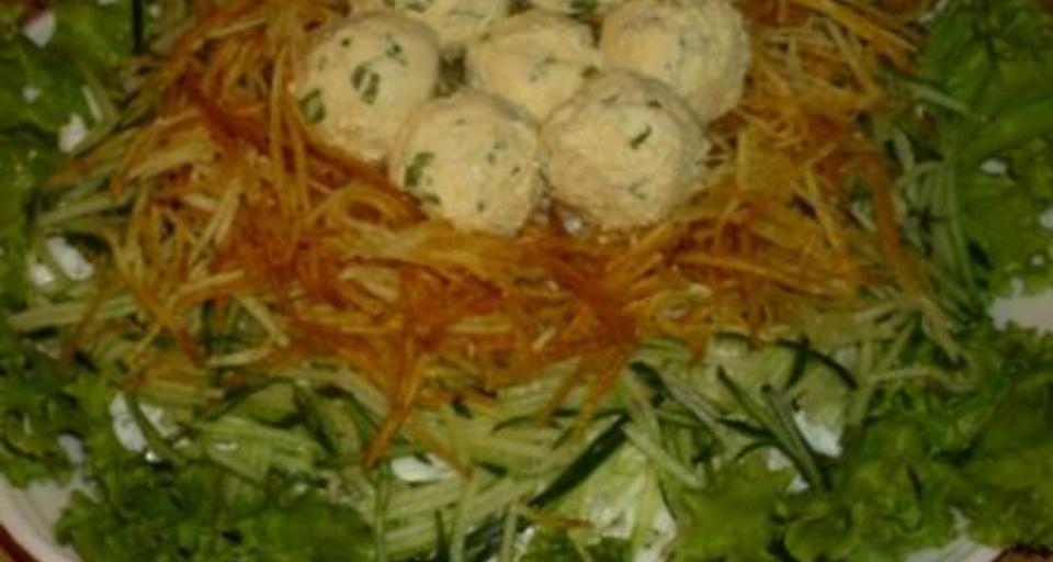 "Гнездо глухаря" для Марии (LapSha). — Пошаговый рецепт приготовления с ...